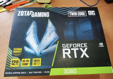 Видеокарта RTX 3060 (12GB) ZOTAC