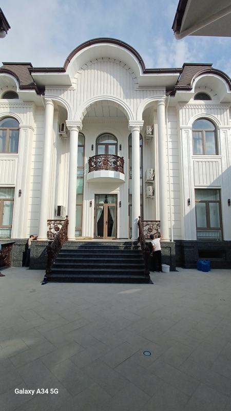 Травертин самарканд фасад