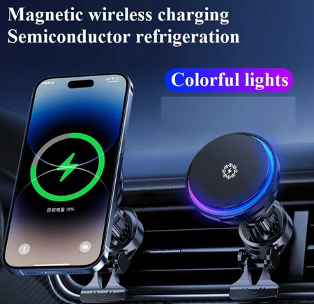 Cooler + Simsiz Zaryadka X82/Oхлаждающий Автомобильный держатель