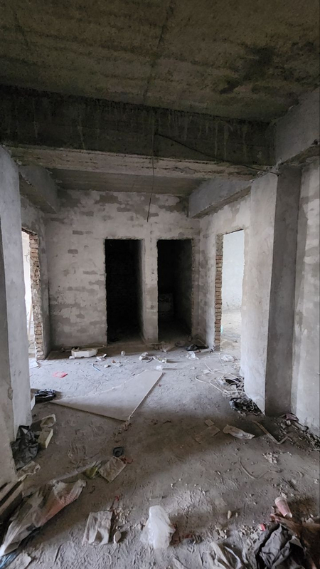 Каробка критий 3 этаж 120 кв