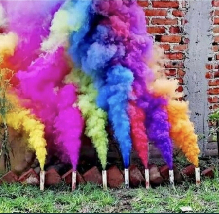 Dim rangli tutun foto video siyomka