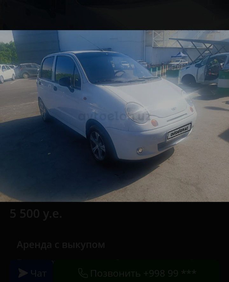 Matiz mx sotiladi holati chotki