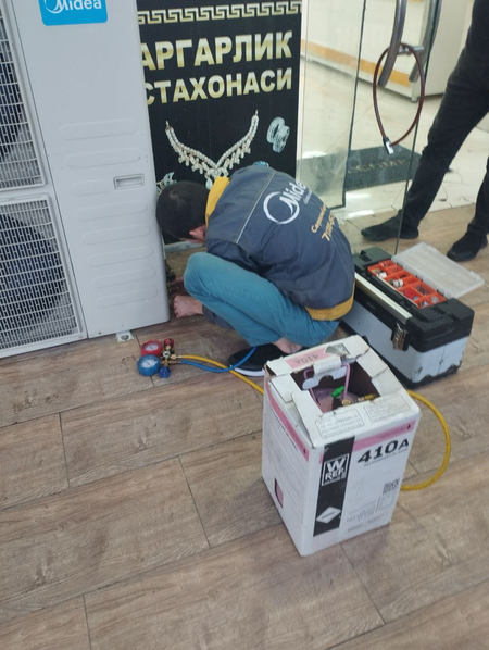 Kondiksoner ustanofka va remont xizmati servis tomondan