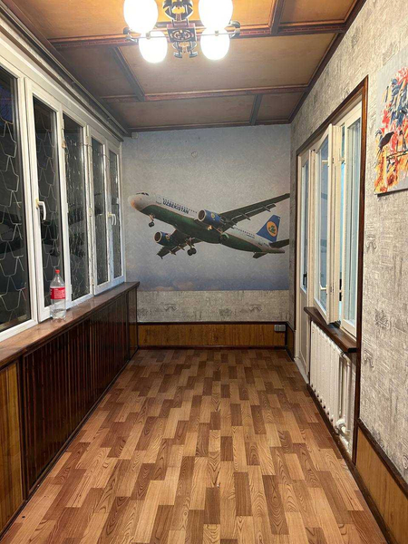 4/3/5 м-в Авиагородок. 90м2. Сдвоенный зал. Ремонт. Мебель. Балкон 2/6
