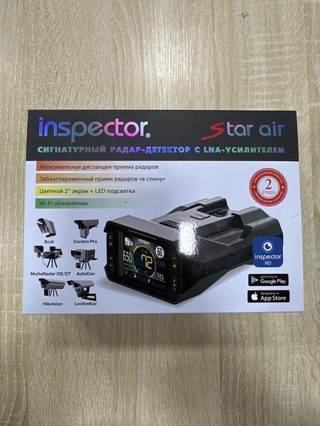 Inspector Star Air radar detektor