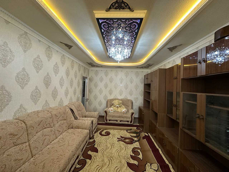 Срочно продаётся 3х ком с ремонтом и мебелью, 6 метровый балконом