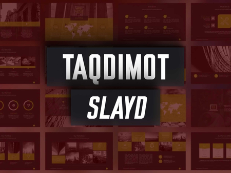 TAQDIMOT slayd | презентация под КЛЮЧ