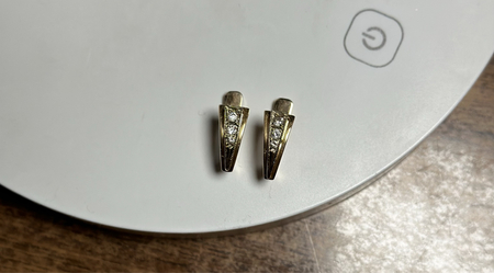 Золотые сережки 585 проба