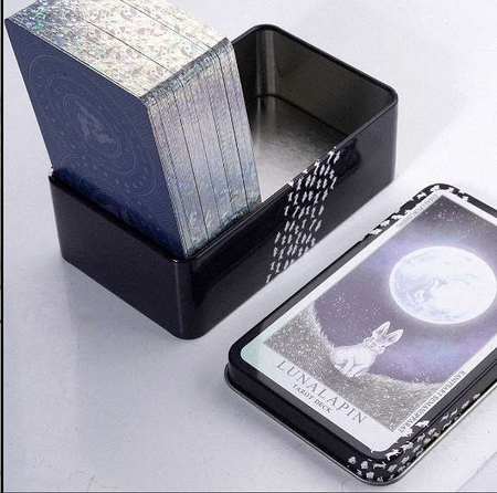 Карты Таро МАК Лунного Кролика (Lunalapin Tarot) в железной коробке..