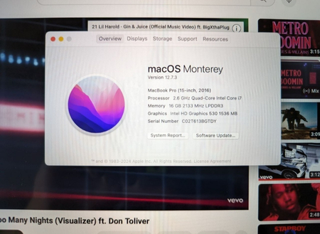 MacBook Pro 15 16/512 i7