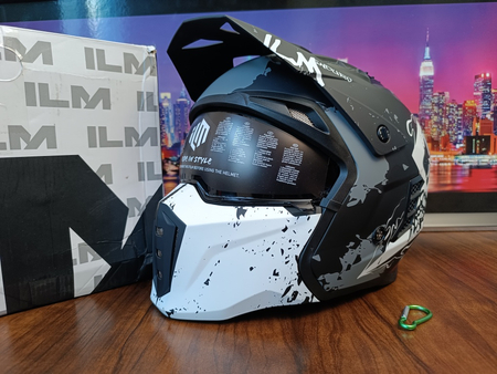 Мото шлем от ILM трансформер 4в1