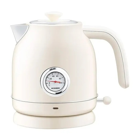 Чайник с датчиком температуры Qcooker Retro Electric Kettle (QS-1701)