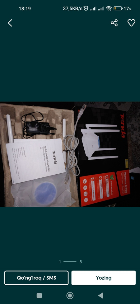 WIFI router Tenda F6