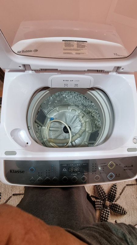 Стиралка (Klasse 15kg air bubble 4D)original korea