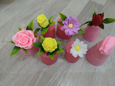 Sovunli gullar aksessuarlari