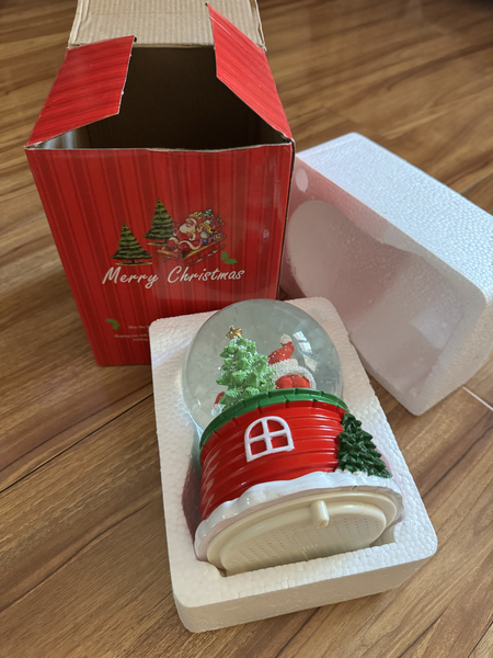 Новогодний шар, сувенир санта, подарок на новый год, шар с дед морозом