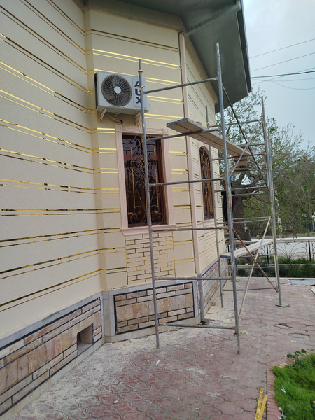Fasat travertin dojnik rang ishlari