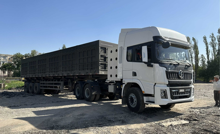 Янги SHACMAN X5000 рессор + Прицеп 100 тонна сотувда тайёр.