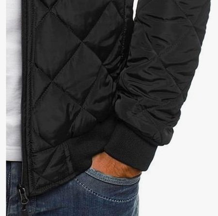JEsilunmaMY Мужская стеганая куртка Diamond Winter Coat