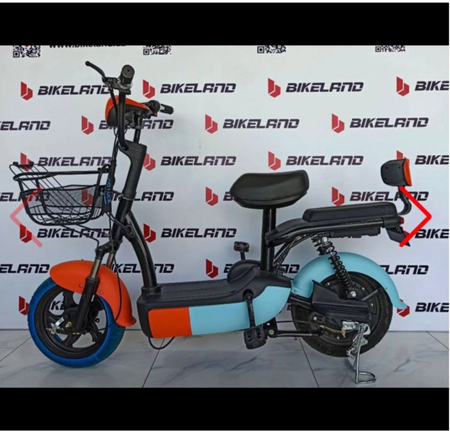 Bikeland.uz Скутер Электрический Mini I-BIKE с педалями для младших
