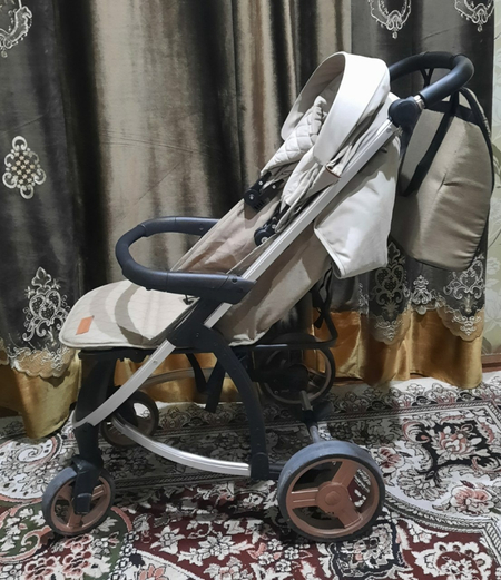 Коляска  для ребёнка 3в1 Skillmax K001-E50 (BEIGE)