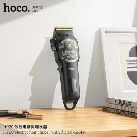 Hoco HP20 Профессиональные машинка для стрижки волос цифровым дисплеем