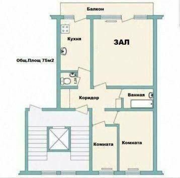 Продам 3х ком. ТТЗ-4 Корзинка