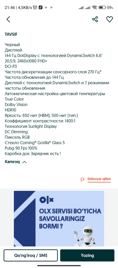 Poco x4 gt 5g 8/256 variyantkayam sotaman