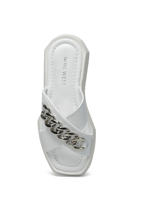 Кожаные шлепки Nine West
