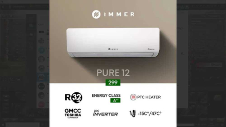 Кондиционер IMMER 12-18-24/DC INVERTOR/ Оптом в розницу/АКЦИЯ!!