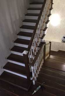 Обшивка лесница Зина mdf изготовление деревянных лестниц zina MDF
