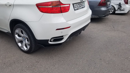 Bmw X6 сплитер Губа заказная.