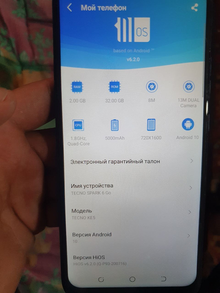 Tecno spark 6 go sotiladi