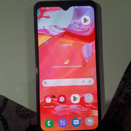 Samsung A70 Xotirasi 6/128 Telefon narxi 650 000