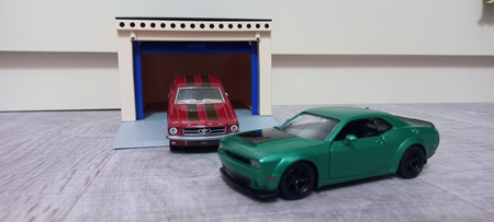 Макет гаража масштаб 1/43 - 1/32