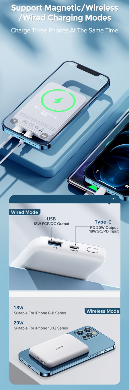 Joyroom JR-W020 Wireless Power Bank 10000mAh 20W Magsafe