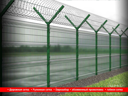yevrozabor 3d забор setka rulon