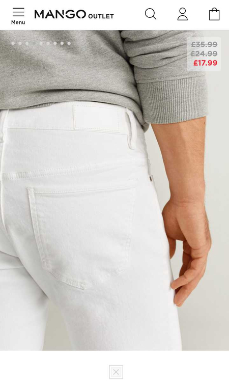 MANGO ® Джинсы slim fit denim new