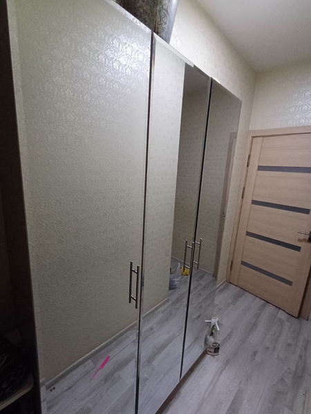 Prihoja karidor uchun 3 ta yaxlit oynali