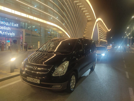 Поездки на микроавтобусе Hyundai в Самарканд, Амирсай, трансфер.taxi
