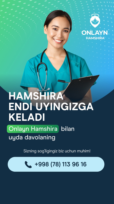 Медсестры на вызов | Chaqiruvga hamshiralar | Onlayn Hamshira