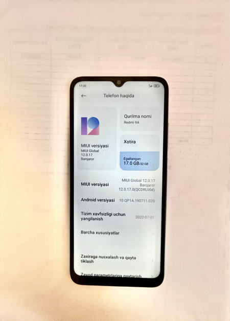 Redmi 9A  32 GB Urganch