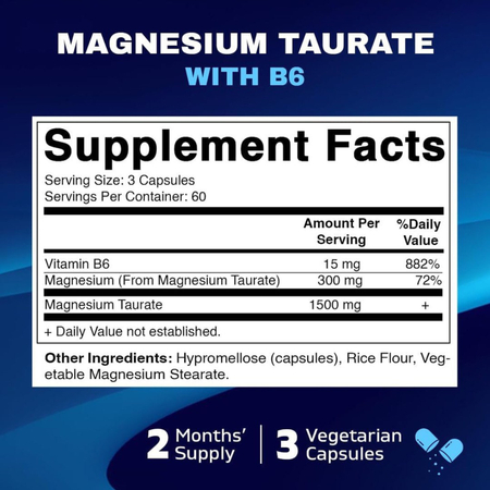 Itamatic Magnesuim Taurate with B6
