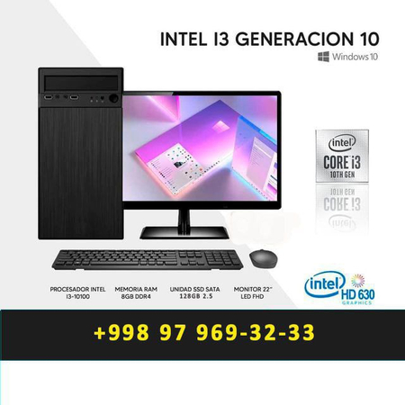 Core i3 10 avlod yangi terilgan tayyor pc