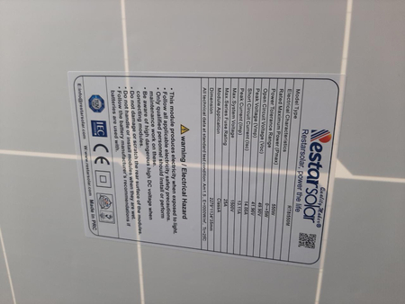 Куеш панеллари Restar Solar 550w