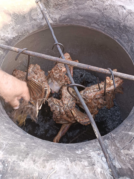 Qashqadaryo tandir goʻshti Buxoroda