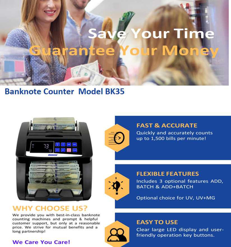 Счётчик купюр BANKOSA BK35