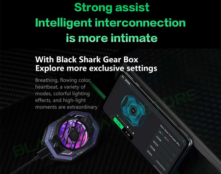 Black Shark FunCooler 3 Pro с подсветкой, охлаждающий для Android/iOS