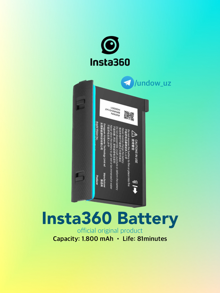 Insta360 ONE X3 — Battery. Дополнительный аккумулятор для камеры