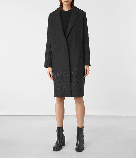 Женское пальто бренда Allsaints